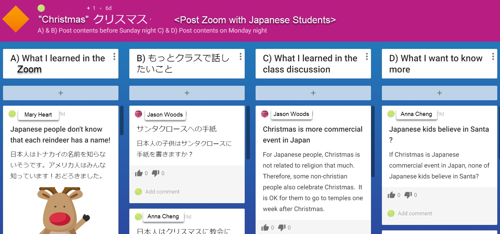 “Padlet” for exchanging ideas in the class | Tech-recipe